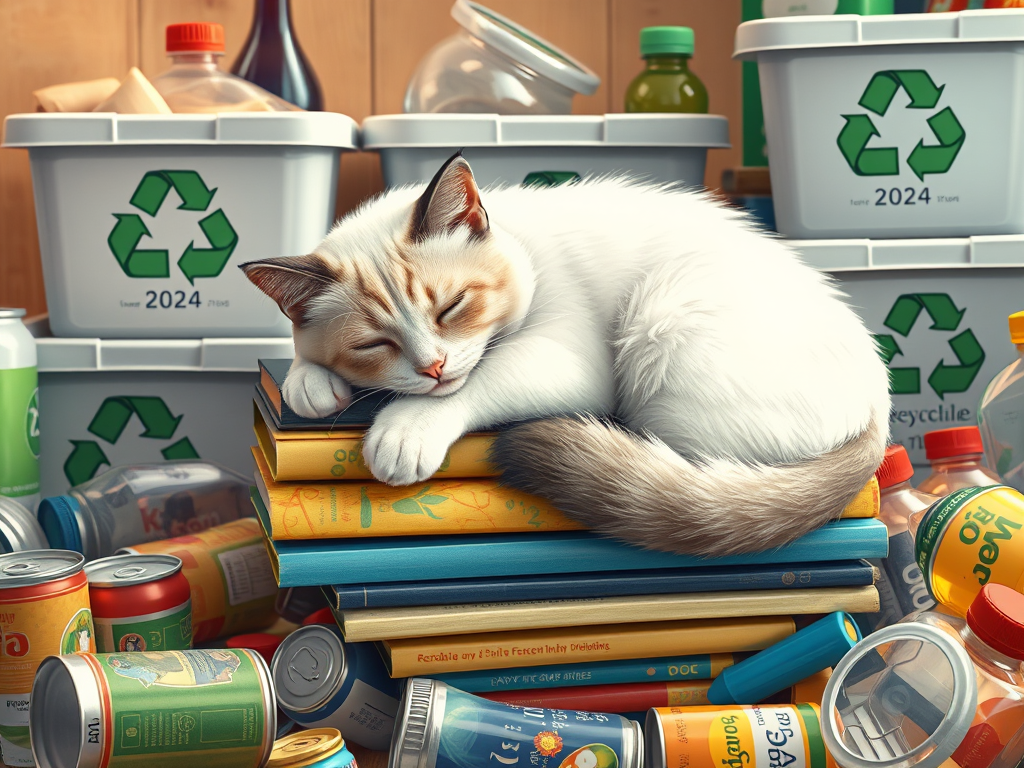 Recycling Book Project Progress for 2024 | Elijah and Crumpet